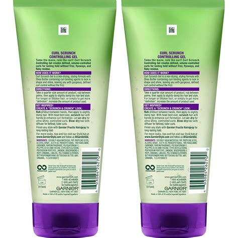 Garnier Fructis Style Curl Scrunch Controlling Gel 2 Count