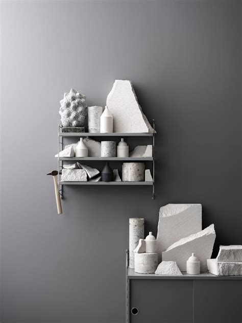 String Shelf Pocket Grey From String