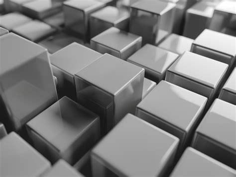 Stacked Cubes Premium Ai Generated Image