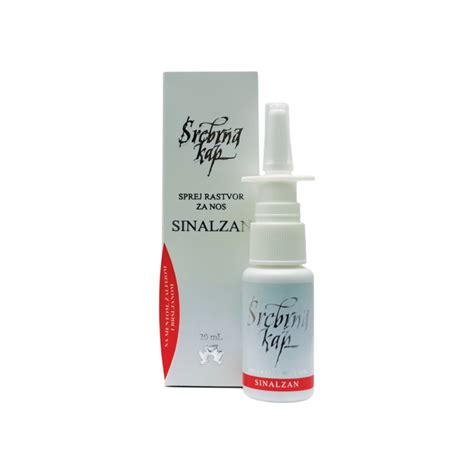 Srebrna Kap Sinalzan Sprej Rastvor Za Nos 20 Ml Markfarm Apoteka