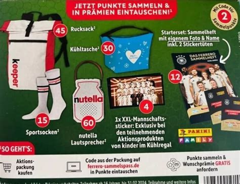 45 SAMMELPUNKTE FERRERO Aktion SAMMELSPASS Zur EM 2024 Codes Neue
