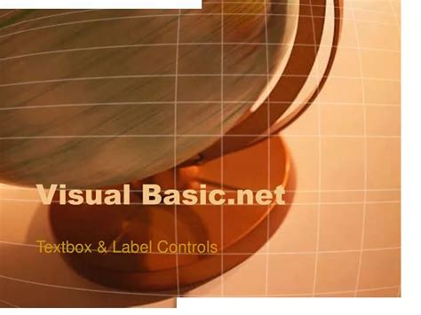Ppt Visual Basic Powerpoint Presentation Free Download Id5044816