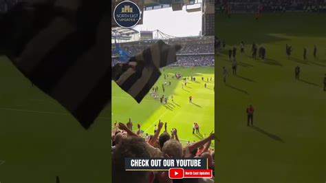 Newcastle United Fans Clapping Their Champions League Team Off The Last Game Of The Season NUFC