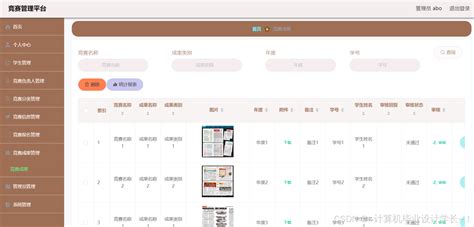 计算机毕业设计项目之微信小程序ssm竞赛管理平台小程序后台管理系统 Csdn博客