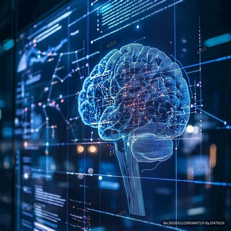 Ai创作图人工智能 大脑 图像分析 神经网络 数据可视化 机器学习 深度学习 人工智能应用 脑部扫描 神经科学 认知计算 未来科技 脑研究 神经网络模型 昵图网