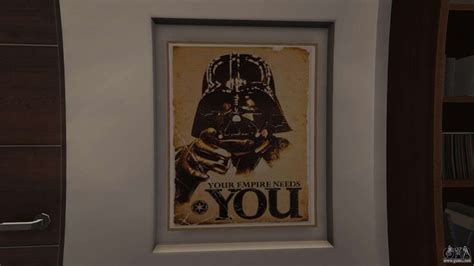 Star Wars Posters For Franklins House 05 For Gta 5