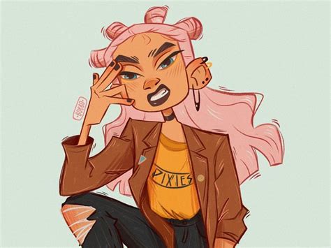 Bobbo Andonova Dribbble Portrait Cartoon Cartoon Art Character Design