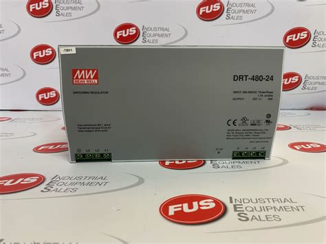 Mean Well DRT-480-24 Power Supply Switching Regulator - FUS Industrial