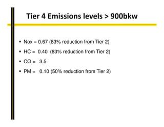 Tier 4 Generators PPT