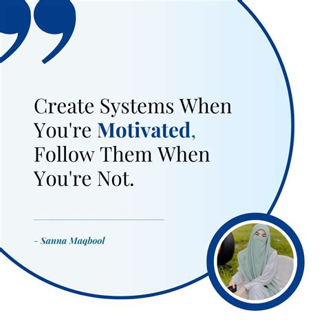 How To Create Robust Systems That Boost Your Motivation 📈 Sanna Maqbool Posted On The Topic