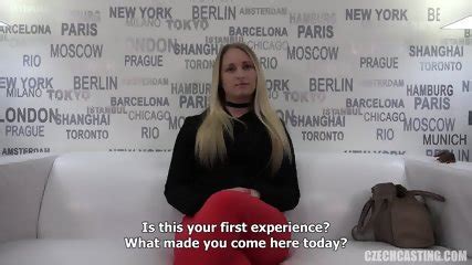 Attractive Amateur Blonde Takes Cock At Casting Tereza S