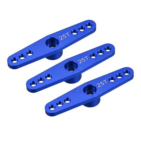 Pcs T Servo Arm Horn Double Offset M Deep Blue For Servo Repair Accessories Walmart Com