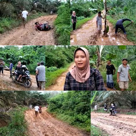 Jalan Rusak Parah Dan Berlumpur Ini Harapan Warga Bukit Telago