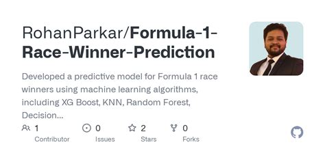 Github Rohanparkarformula 1 Race Winner Prediction Developed A