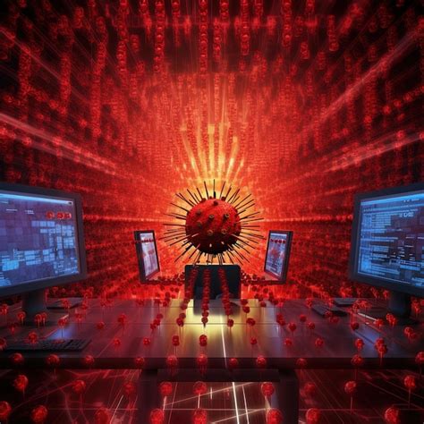 Premium Ai Image Network Get Hacked Or Get Infected By Virus Or