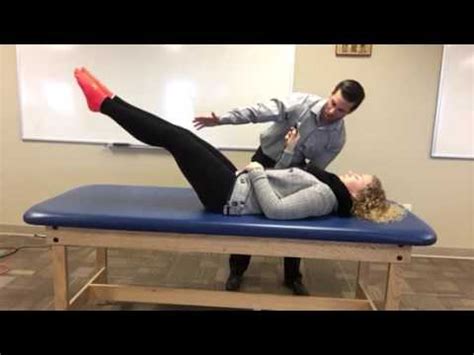 Double Leg Lowering Test For Patient In Case Scenario Youtube