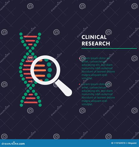 Dna Analyse Genetica Het Testen Dna Ketting In Vergrootglasteken