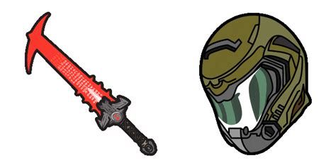 Doom Slayer And Crucible Sword Animated Cursor Sweezy Cursors