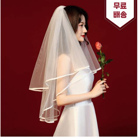 셀프웨딩베일 면사포 숏베일 리본베일 진주베일 티아라