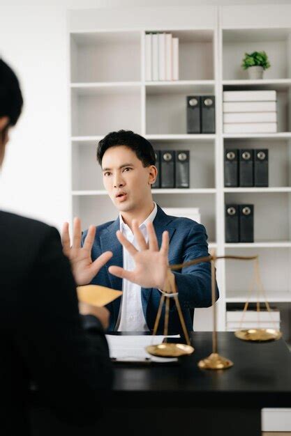 Premium Photo Lawyer Refusing Bribe Money In The Envelop From Asian