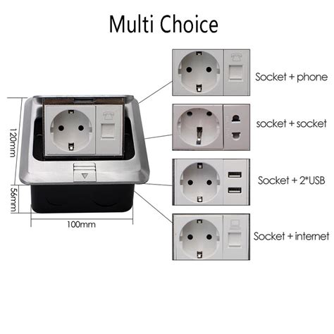 2 Position Multifunctional Ground Socket Waterproo Vicedeal