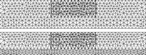 Top Mesh In The Nonstandard Parameterization Bottom It Is Mapped Download Scientific