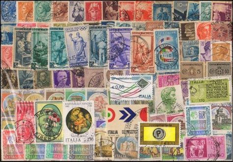Italy 100 Different Small And Large Stamps Indian Stamp Co Stampex India