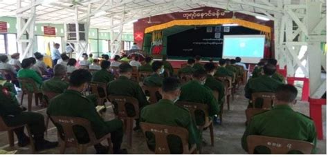 ပုသိမ်နှင့် အင်္ဂပူရှိ လေ့ကျင့်ရေးသင်တန်းကျောင်းများတွင် စစ်သင်တန်း တက်ရောက်သူများအတွက် အဆောက