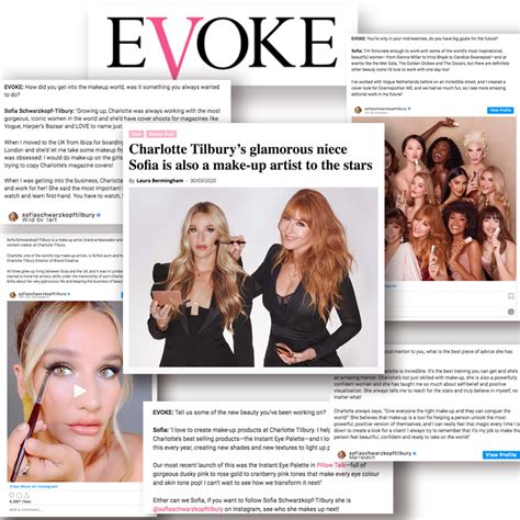 Meet Sofia Schwarzkopf Tilbury Celebrity Makeup Artist Charlotte