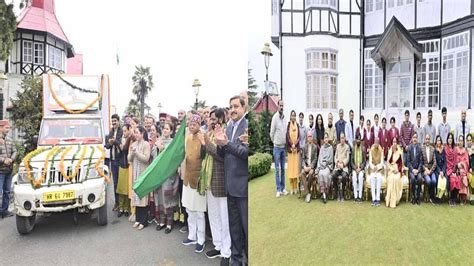 Governor Flags Off Vehicles Of Vikas Bharat Sankalp Yatra Amar Ujala
