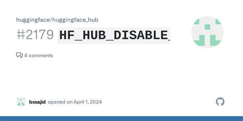 `hf Hub Disable Symlinks Warning` · Issue 2179 · Huggingface Huggingface Hub · Github