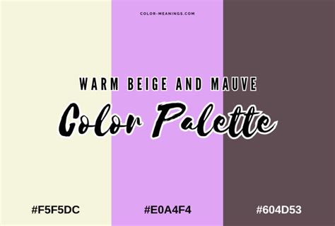 30 Colors That Go With Mauve Color Palettes Color Meanings
