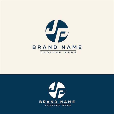 premium vector jp logo design template vector graphic branding element