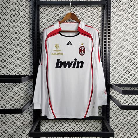 06 07 Ac Milan Jersey Away Long Sleeve Lookpicbuy