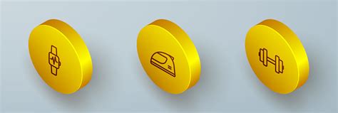 아이소메트릭 라인 스마트 시계를 하트 레이싱 헬멧 및 덤벨 아이콘으로 설정합니다 벡터 3차원 형태에 대한 스톡 벡터 아트 및 기타 이미지 3차원 형태 건강한 생활방식