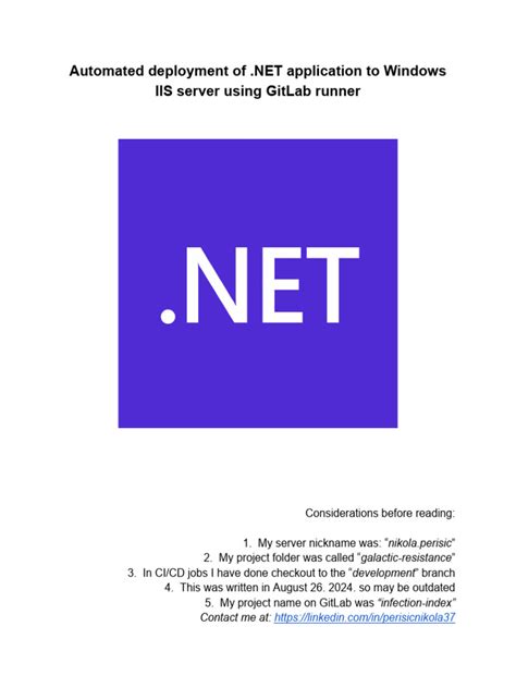 Automated Deployment Of Net Application To Windows Iis Server Pdf Computer File Directory