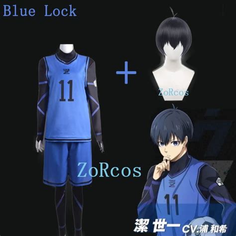 Great Cos Play Anime Blue Lock Isagi Yoichi Cosplay Costume Wig Hyoma