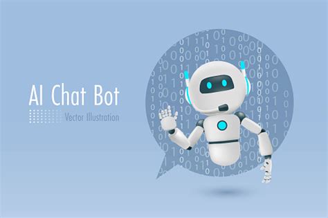 Ai 채팅 로봇은 말풍선으로 사용자와 통신하고 스마트 솔루션에 응답합니다 인공 지능 봇 혁신 기술 3d 벡터 챗봇에 대한 스톡 벡터 아트 및 기타 이미지 Istock