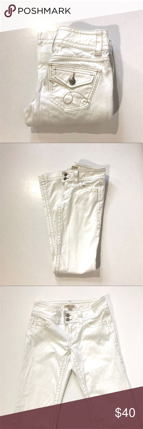 Cabi Jeans Low Rise Stretch Off White Flare Jeans White Flares White Flared Jeans Flare