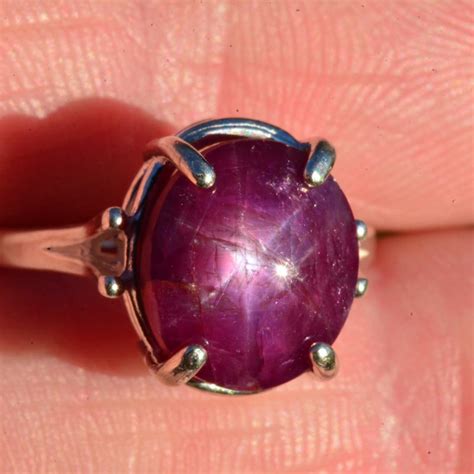 Star Ruby Ring Etsy