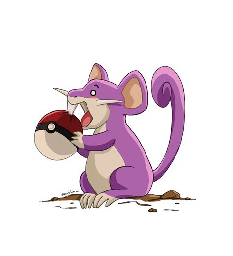 Rattata By Meowmatsu On Deviantart