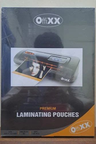 Offixx Jmd A4 80 Mic Laminating Pouch Film For Certificate