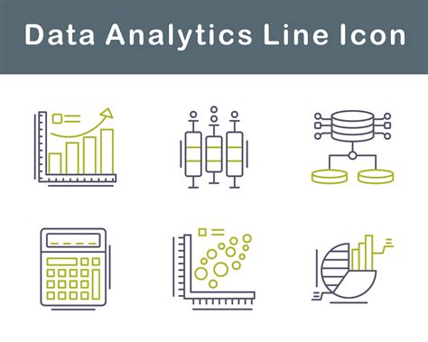 Data Analytics Vector Icon Set 20708587 Vector Art At Vecteezy