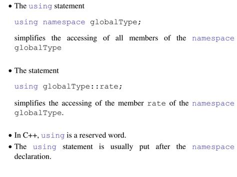 ppt chapter 8 user defined simple data types namespaces and the