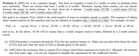 Solved Problem Let N Be A Positive Integer You Chegg Com