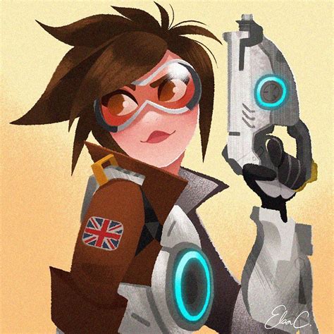 Twitter Overwatch Fan Art Overwatch Tracer Overwatch