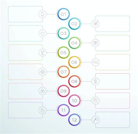 12 Circle Diagram Vector Art Stock Images Depositphotos