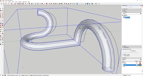 Create Pipes Along Paths In SketchUp With Pipe Along Path The