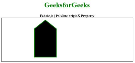 fabric js polyline originx property geeksforgeeks