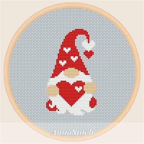 Printable Gnome Cross Stitch Patterns Printable Calendars At A Glance